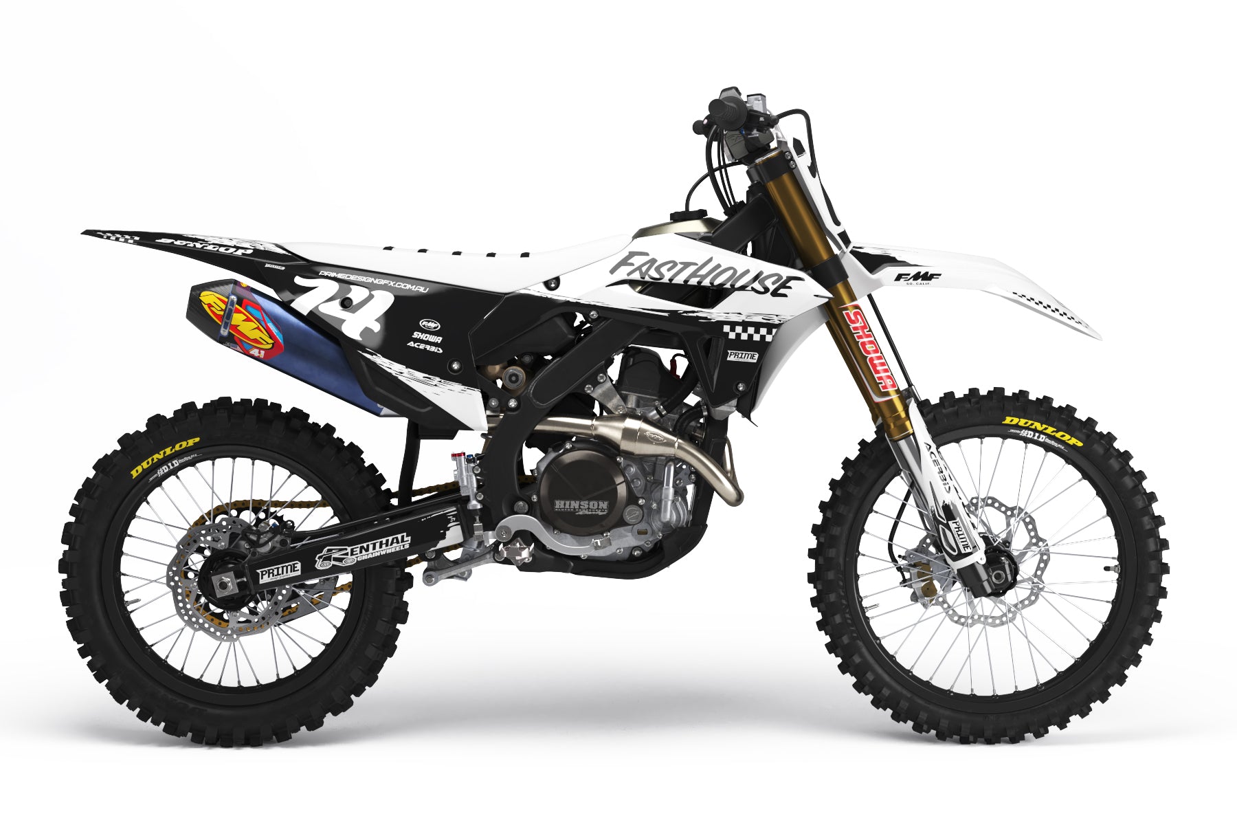 Speed White - Honda Full Graphics Kit – Prime Design Graphics