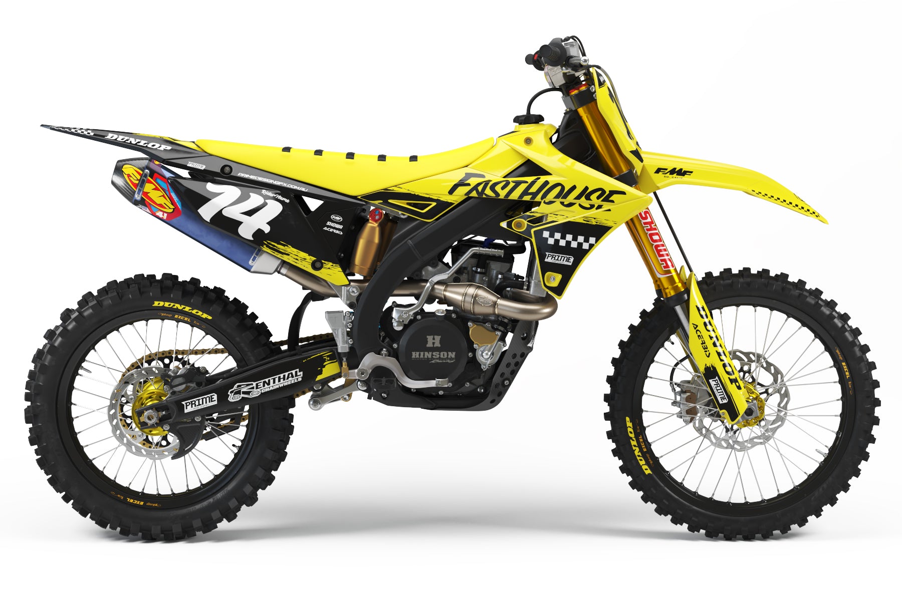Speed Yellow - Suzuki Full Graphics Kit – Prime Design Graphics